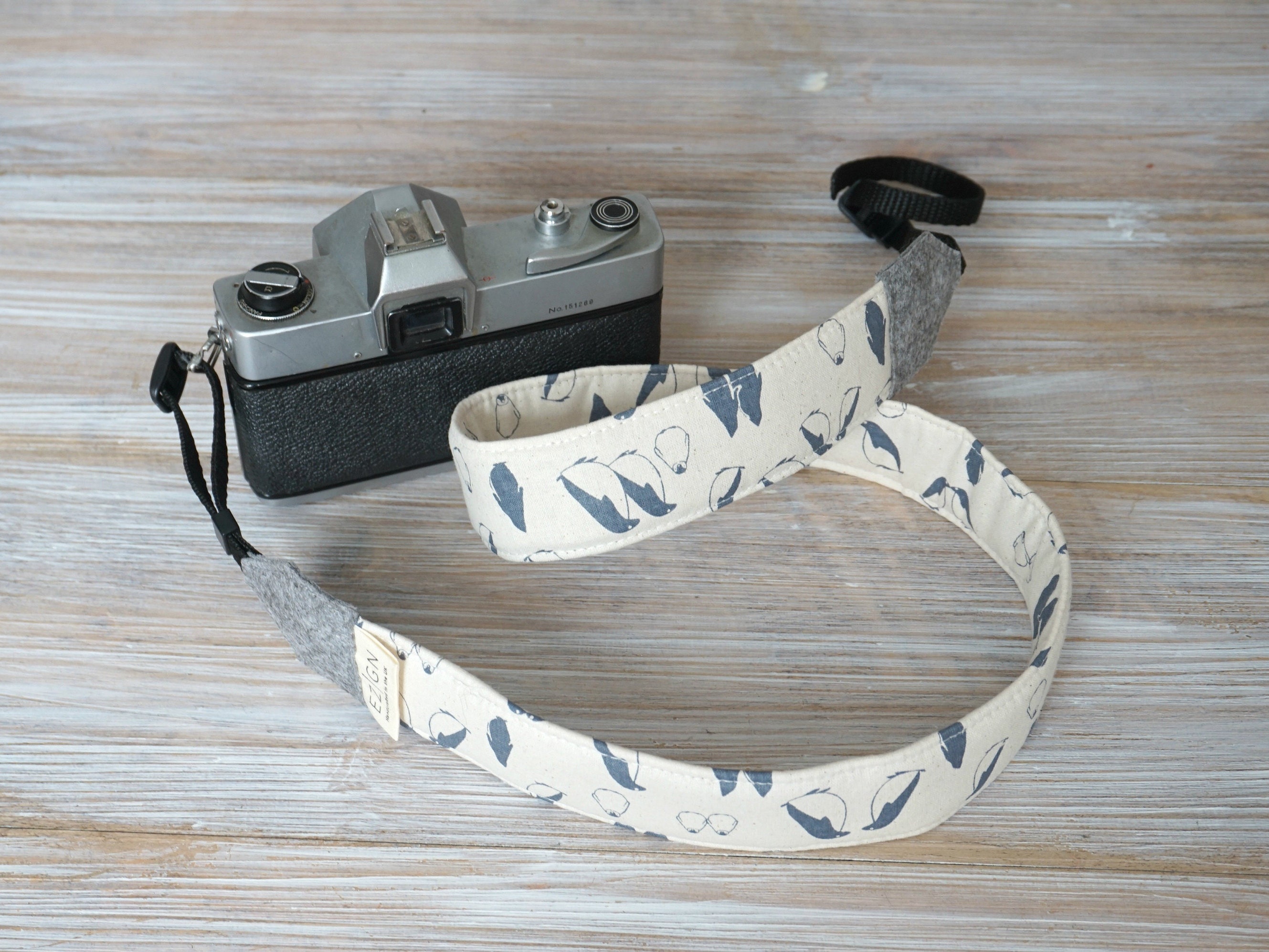 Penguin Camera Strap Animal Design Fabric DSLR Camera Strap - Etsy UK