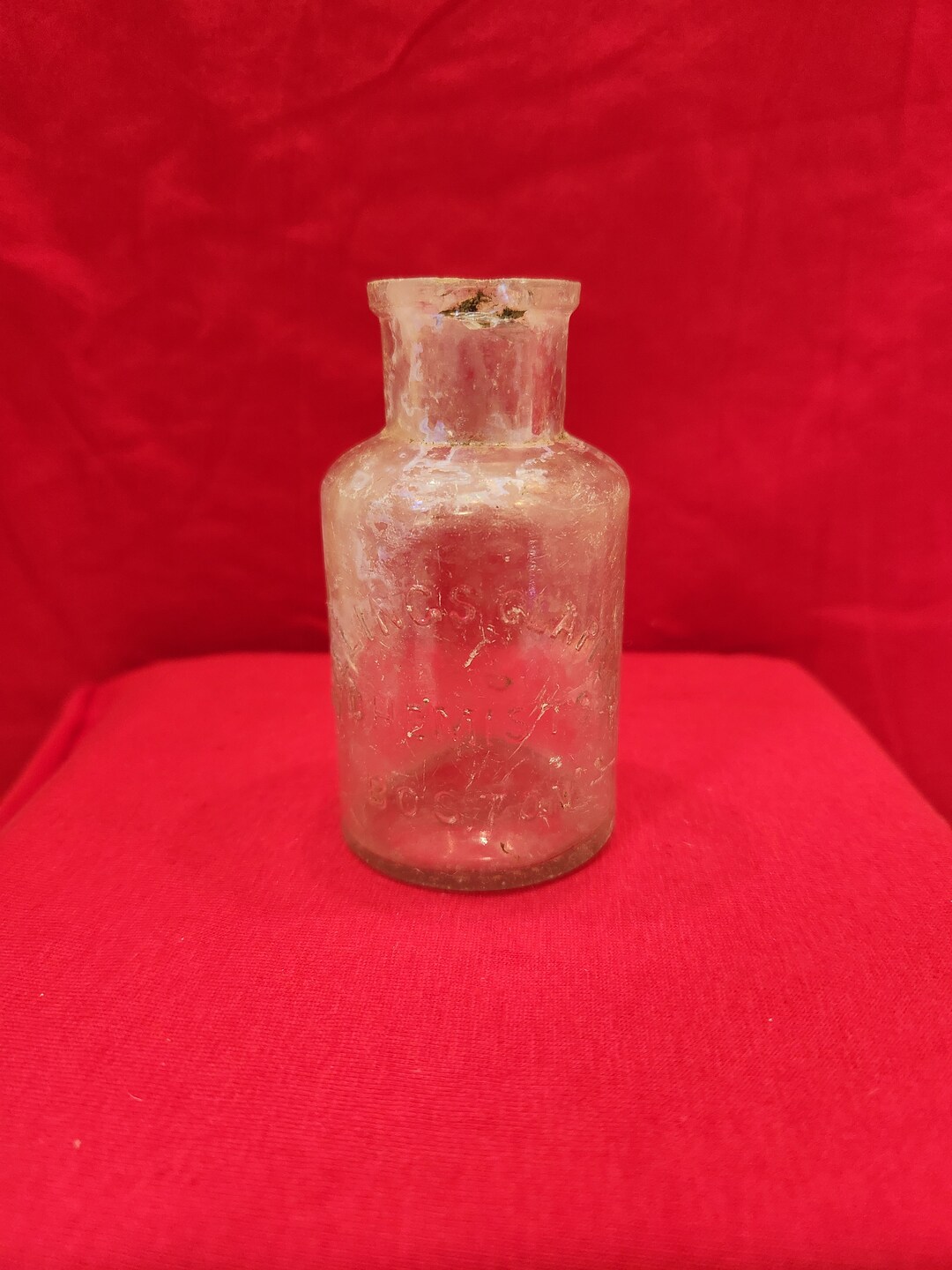 Antique Billings Clapp & Co Chemists Boston Bottle - Etsy