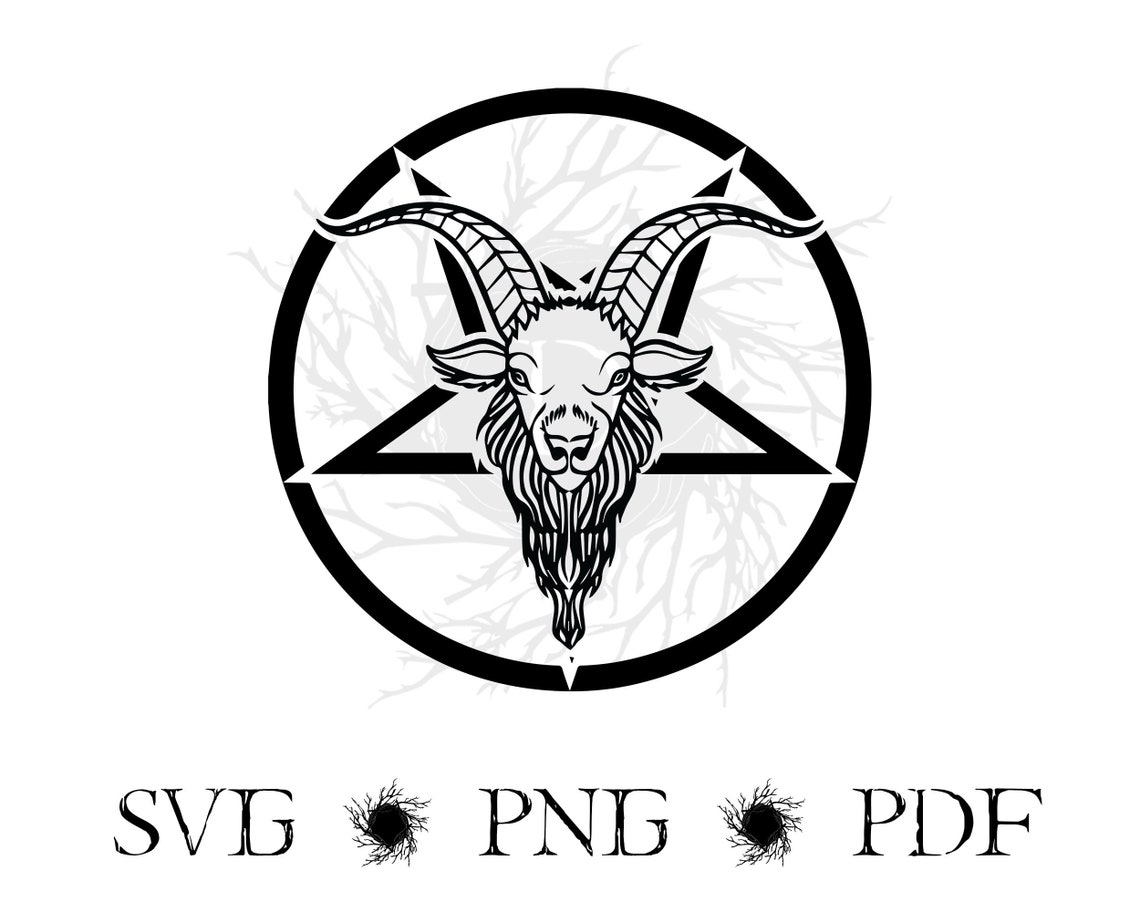 Baphomet Svg Sigil of Baphomet Logo Gothic Svg File for - Etsy Canada