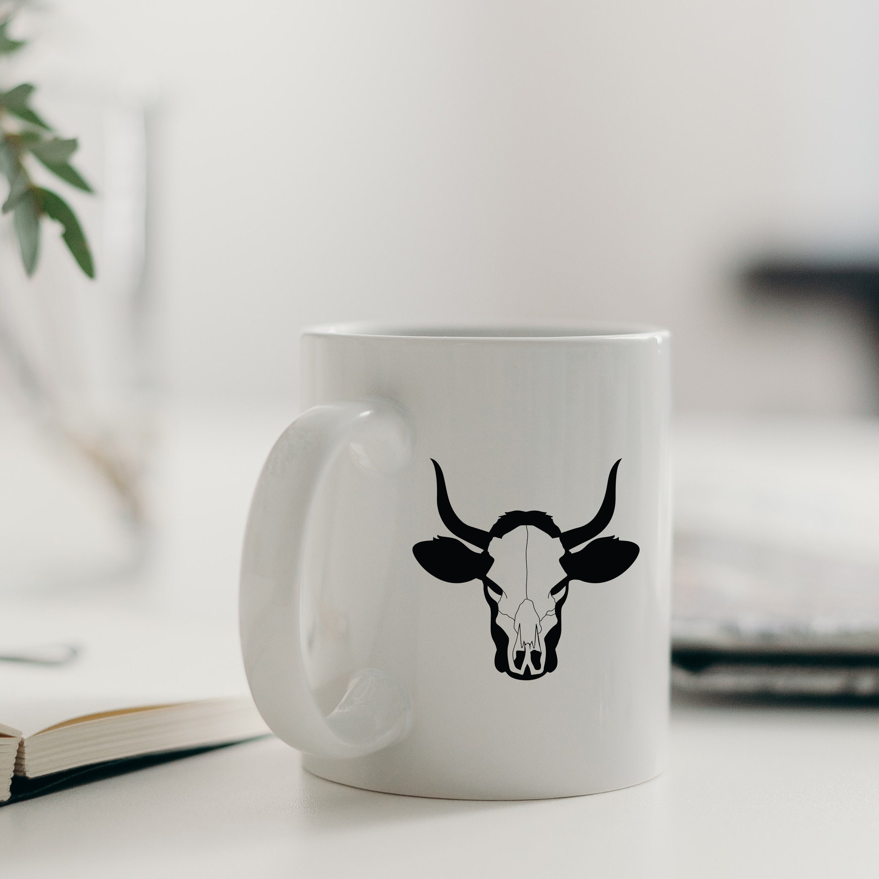 Cow Skull, Digital Download, Ai, Svg, Pdf, Png, Jpg, Oddities, Gothic ...