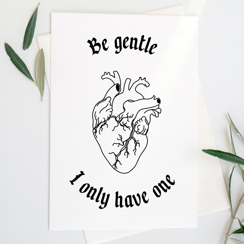 Be Gentle I Only Have One, Ai, Svg, Pdf, Png, Jpg, Digital Download ...
