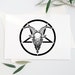 Baphomet Svg Sigil of Baphomet Logo Gothic Svg File for - Etsy Canada