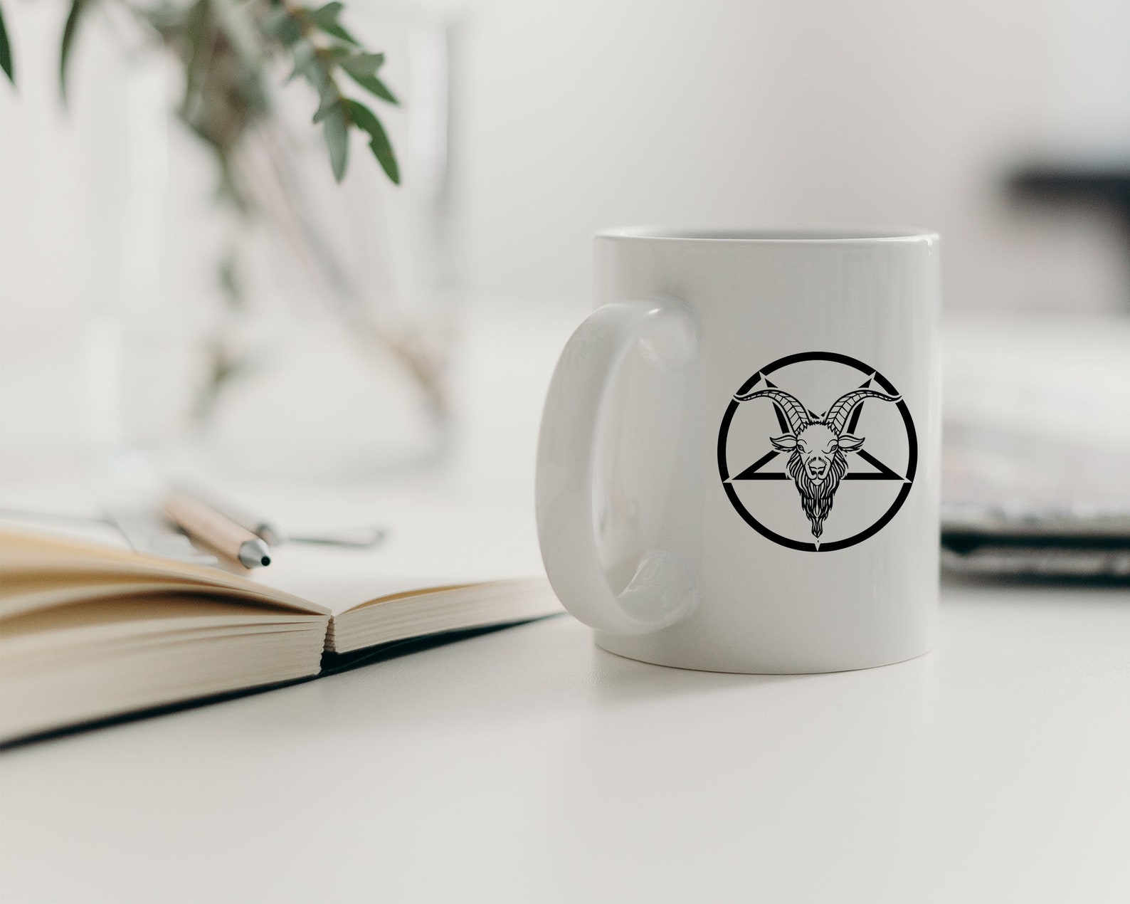 Baphomet Svg Sigil of Baphomet Logo Gothic Svg File for - Etsy Canada