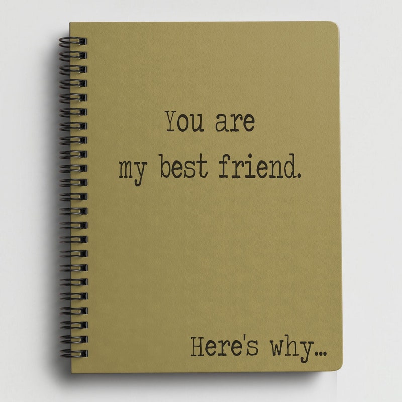 Best Friend Journal - Etsy