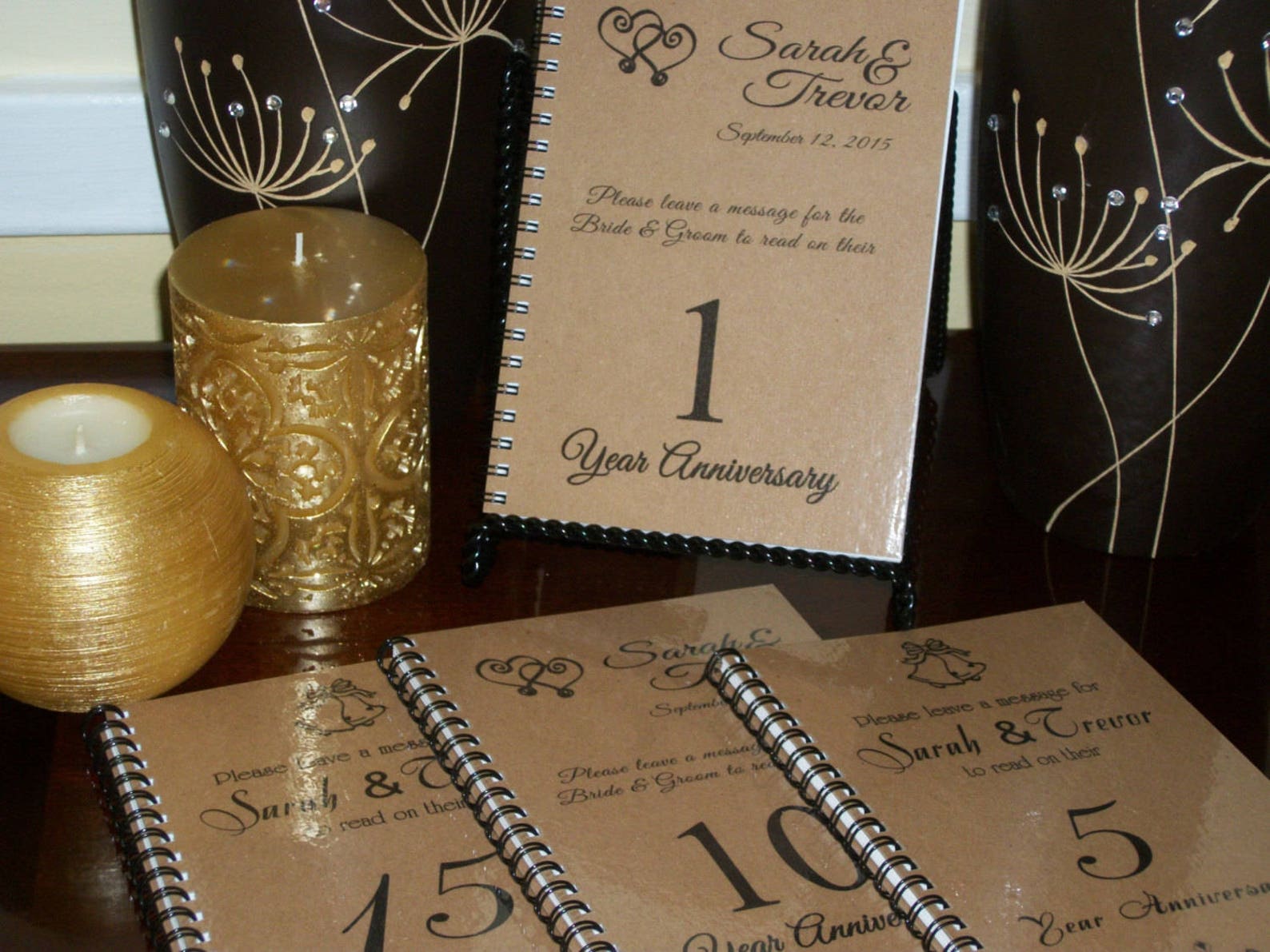 Rustic Wedding Wedding Anniversary Journal 5 x 7 Journal | Etsy