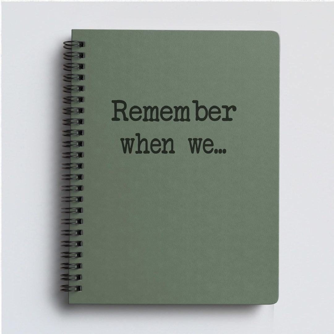 Friendship Notebook - Remember When We... Friendship Journal, Friends ...