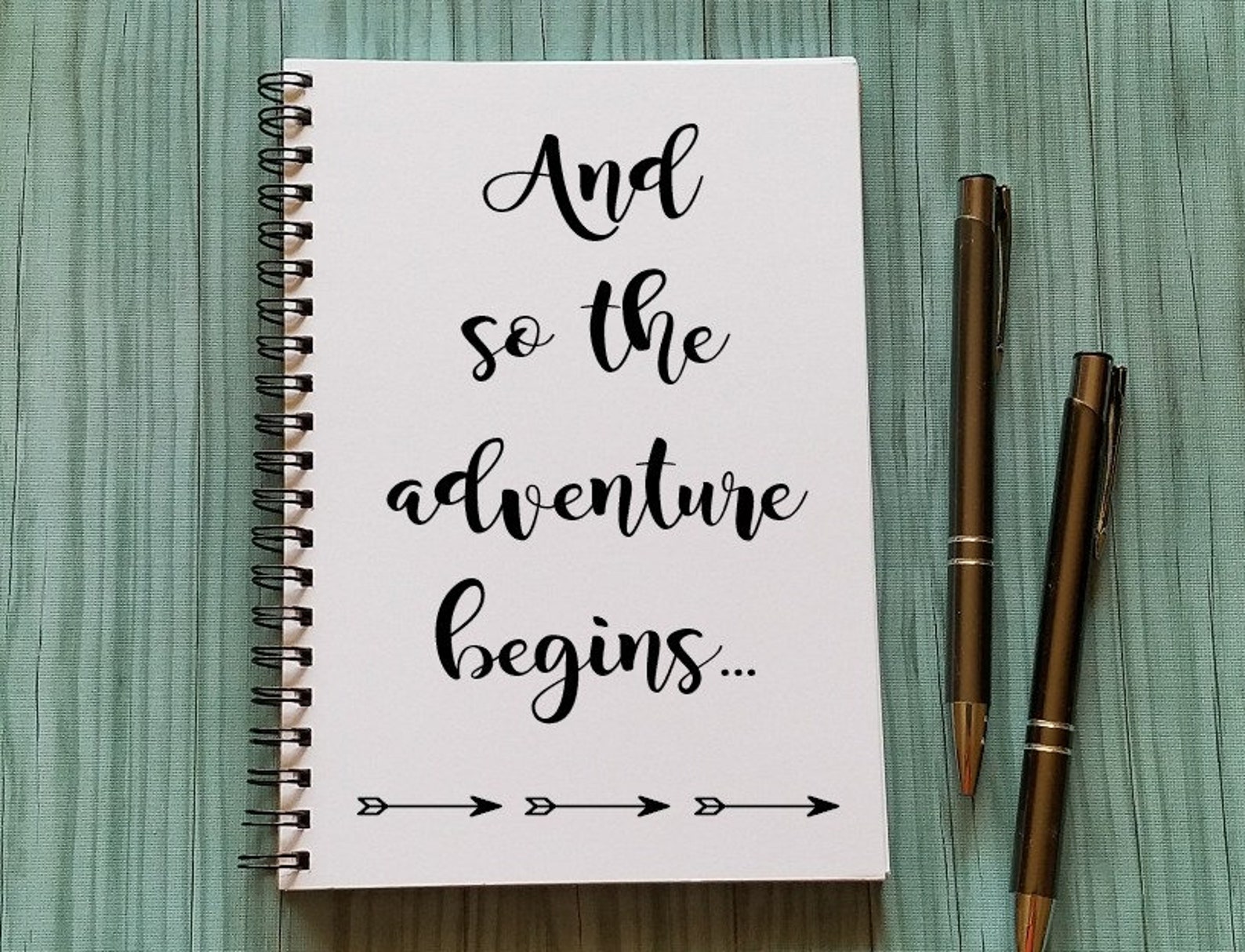 Travel Notebook and so the Adventure Begins... 5 X 7 - Etsy