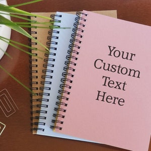 Personalized Notebook, Custom Notebook With Logo, Custom Journal ...