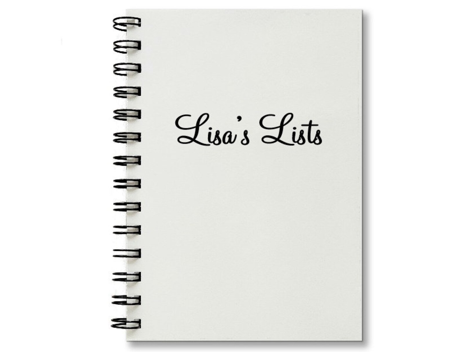 Personalized Notebook custom Name's List 5 X 7 - Etsy