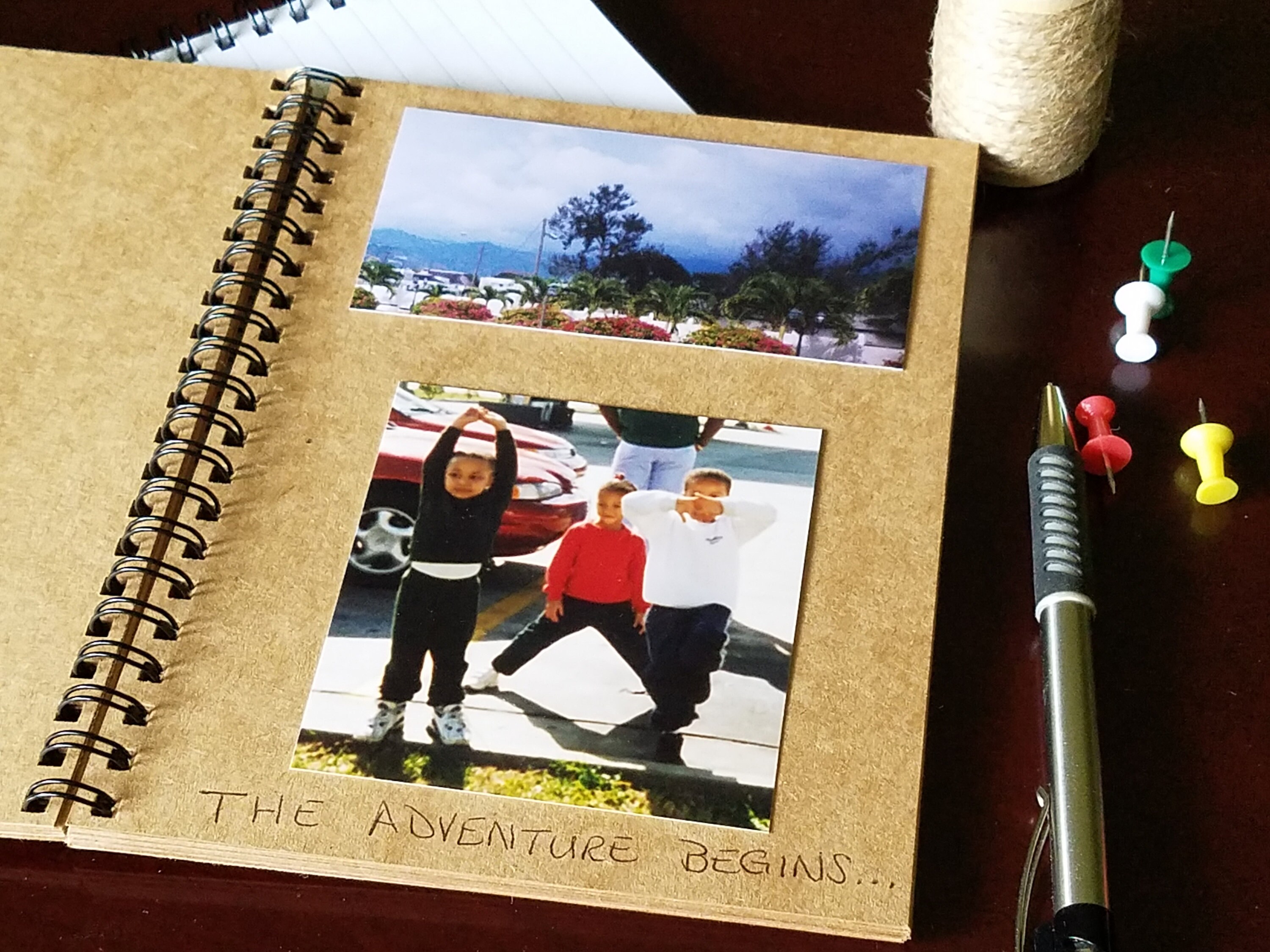 Travel Notebook and so the Adventure Begins... 5 X 7 | Etsy