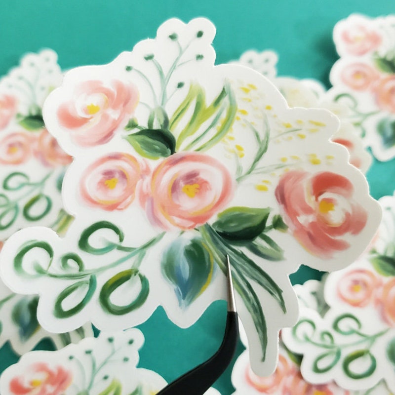 Stickers Watercolor - Etsy