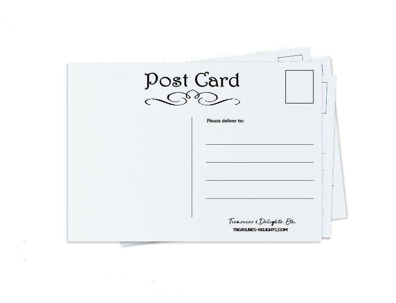 Blank Postcards for Any Occasion, 4 X 6 Postcards, Set of 10 Postcards ...