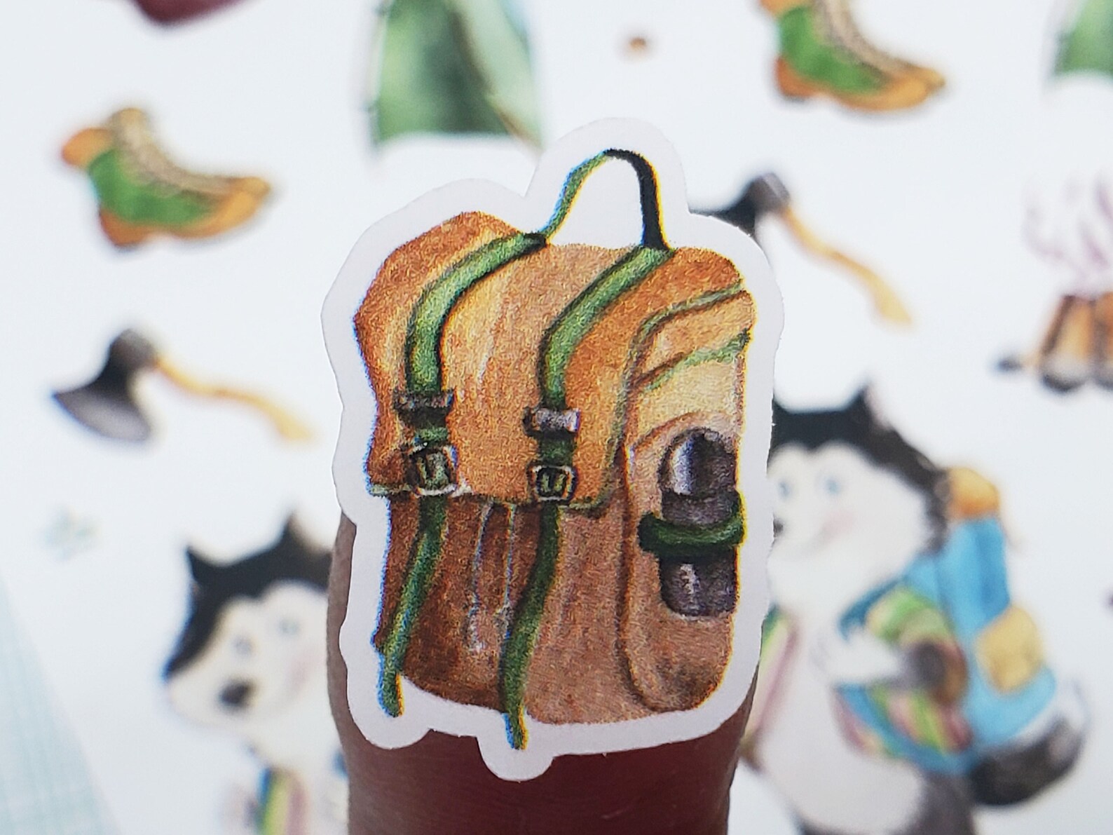 Outdoor Adventures Sticker Sheet Camping Stickers Adventure - Etsy