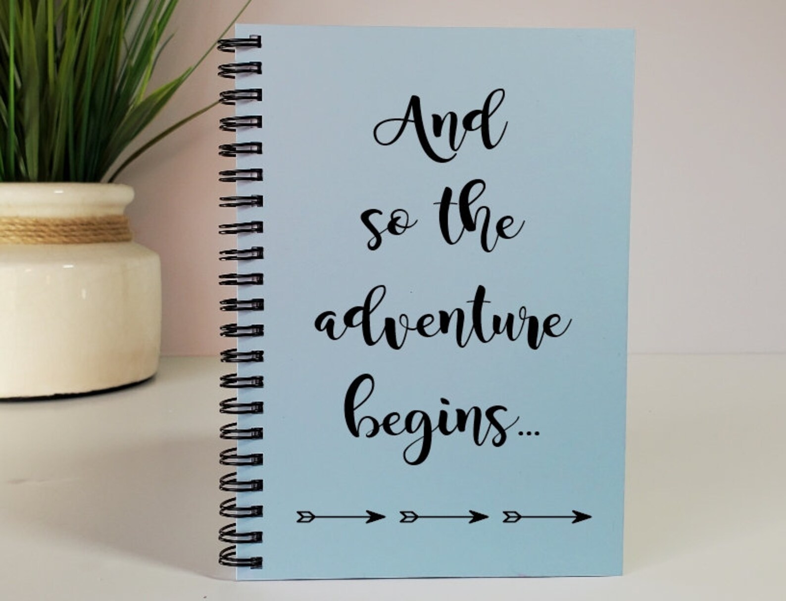 Travel Notebook, and so the Adventure Begins... 5 X 7 Journal ...