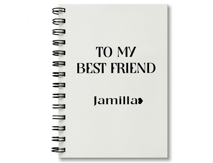 Personalized Notebook to My Best Friend Notebook Gift for Best - Etsy UK