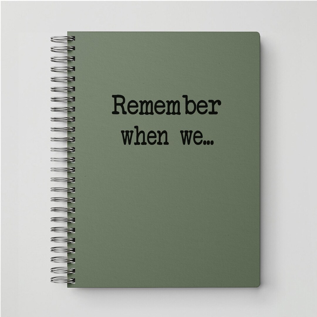 Friendship Notebook - Remember When We... Friendship Journal, Friends ...