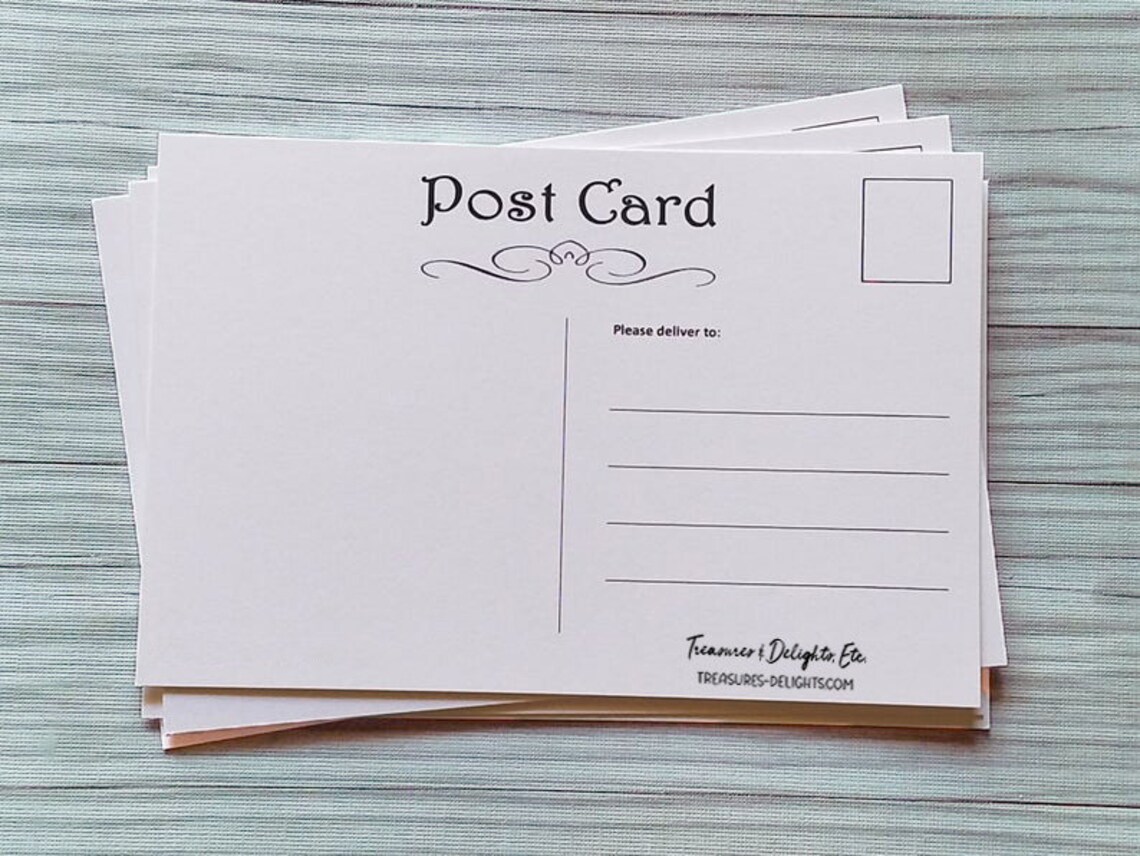 Blank Postcards for Any Occasion, 4 X 6 Postcards, Set of 10 Postcards ...