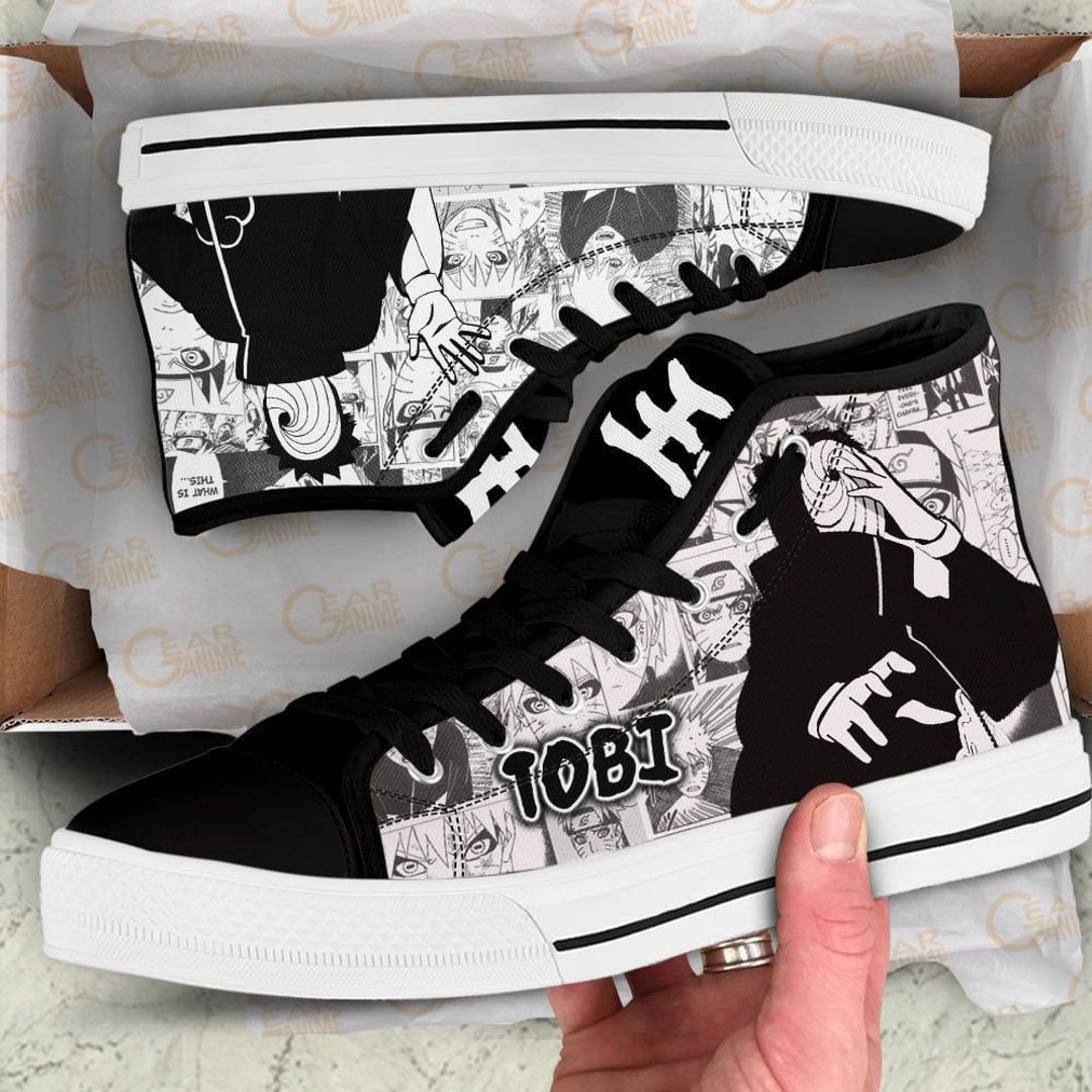 Tobi High Top Shoes Custom NARUT0 Anime for Fans HT0423 Order in ...