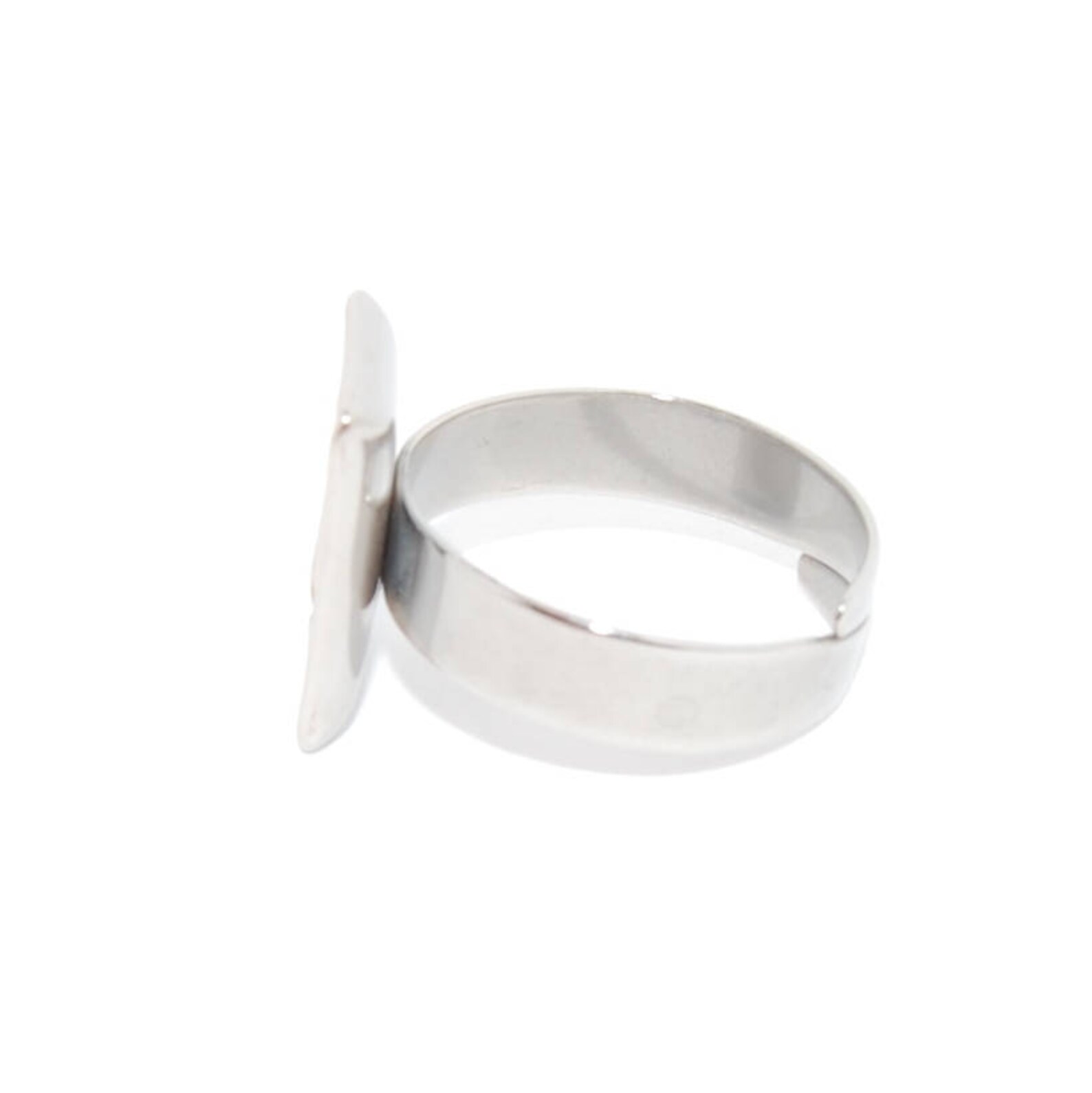 Stainless Steel Ring Base Rectangular 9x14mm - Etsy