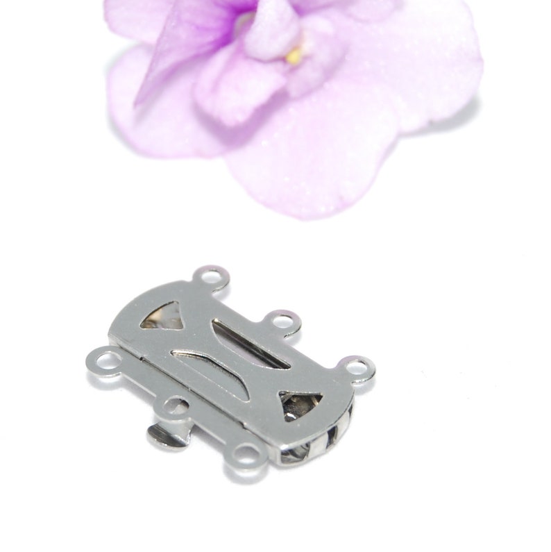 Stainless Steel 3-strand Box Clasps - Etsy