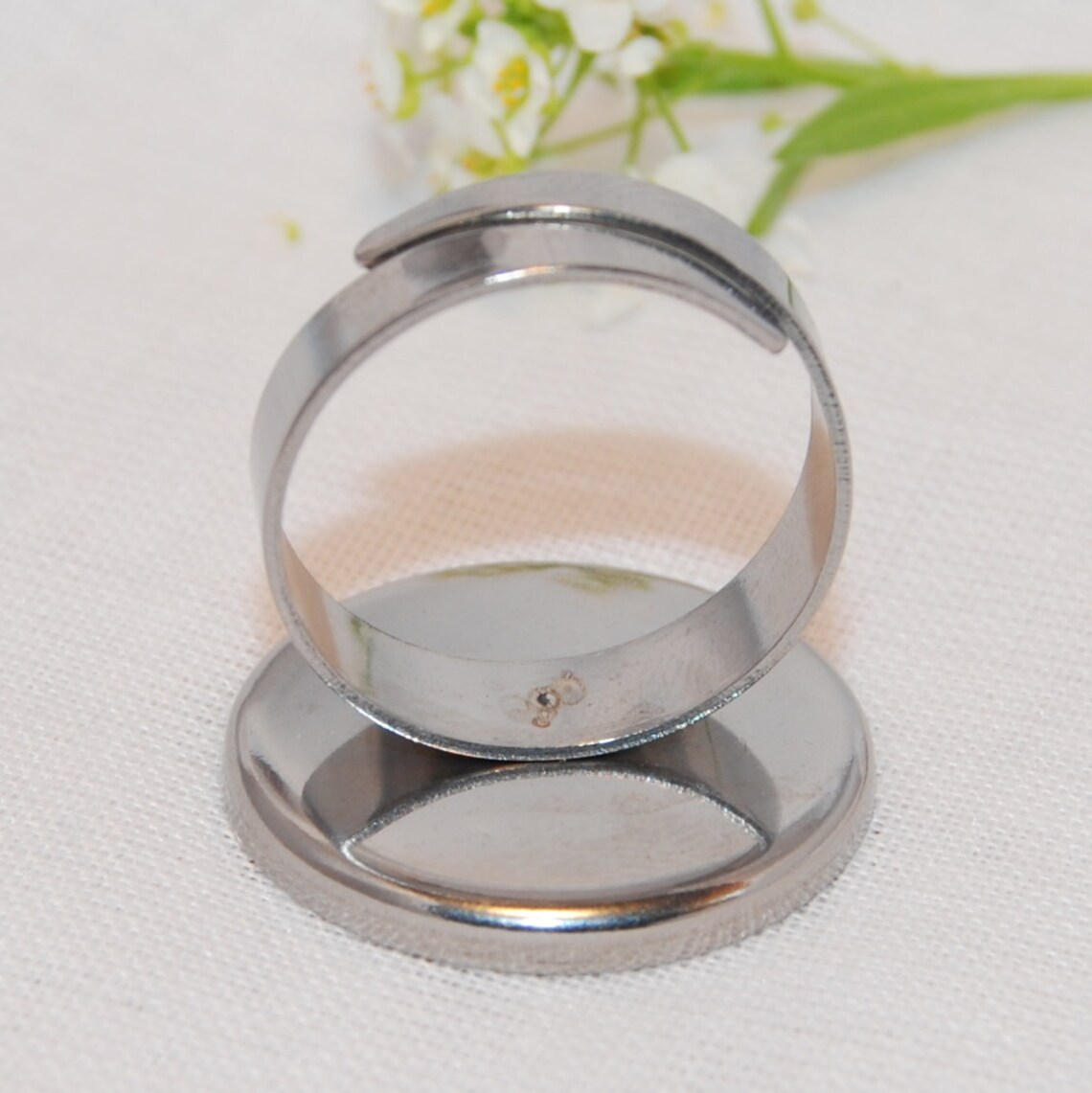 Stainless Steel Ring Base 20mm - Etsy