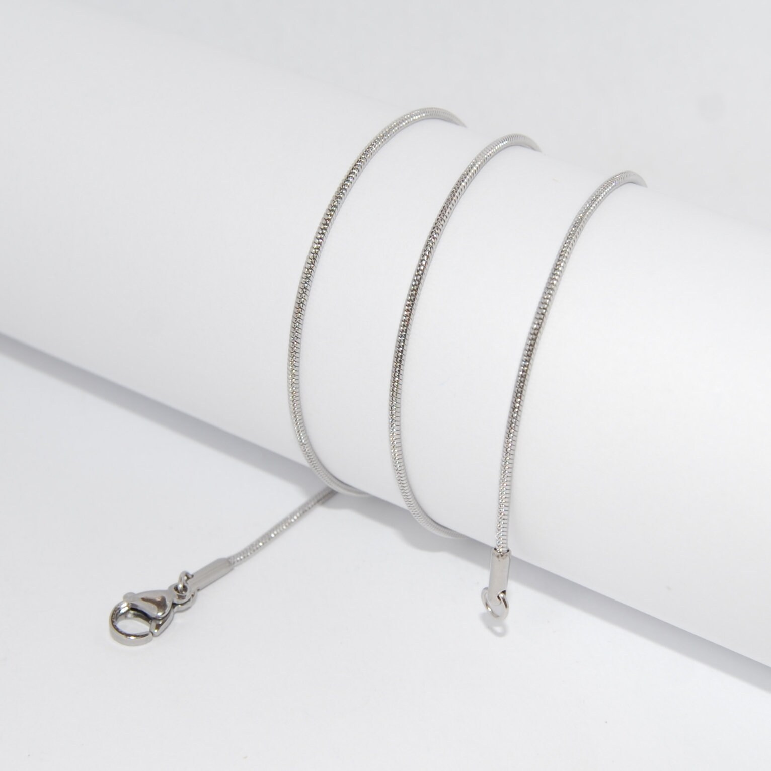 Stainless Steel Snake Chain (different Sizes) - Etsy