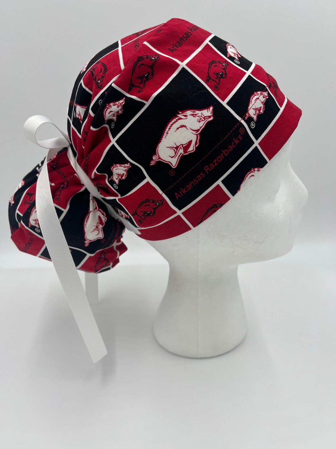 University of Arkansas Razorbacks, Ponytail or Unisex Style,made With ...