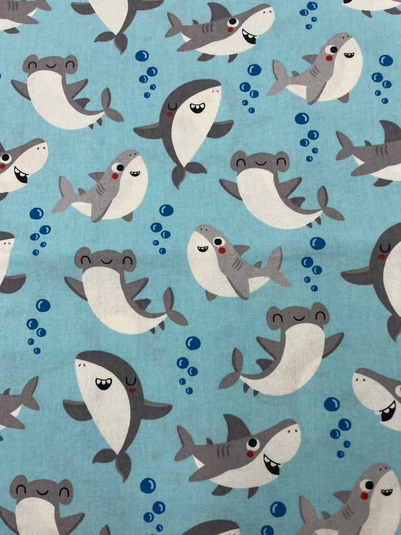 Sharks & Bubbles on Sky Blue,ponytail Scrub Hat for Women,surgical Caps ...