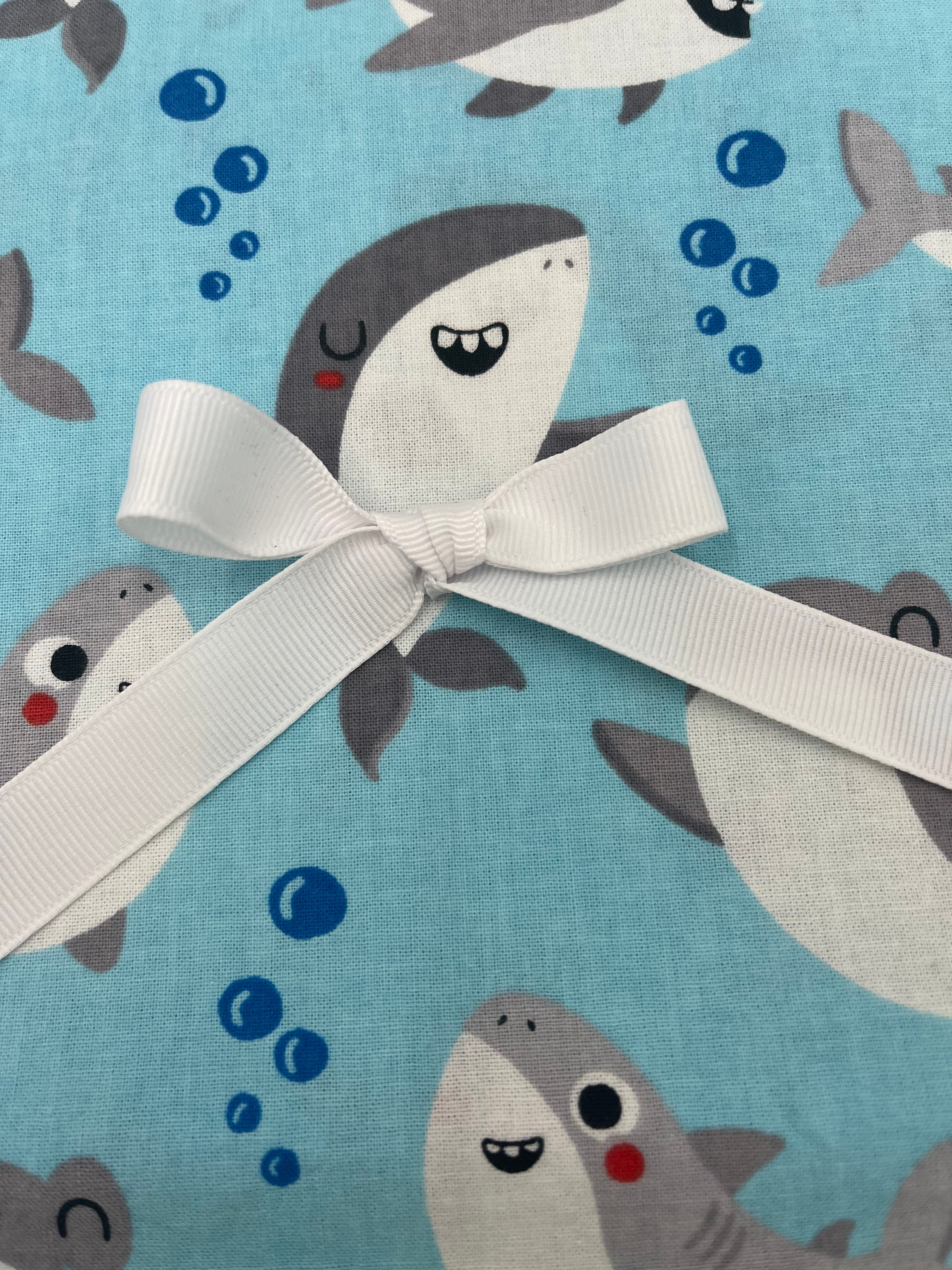 Sharks & Bubbles on Sky Blue,ponytail Scrub Hat for Women,surgical Caps ...