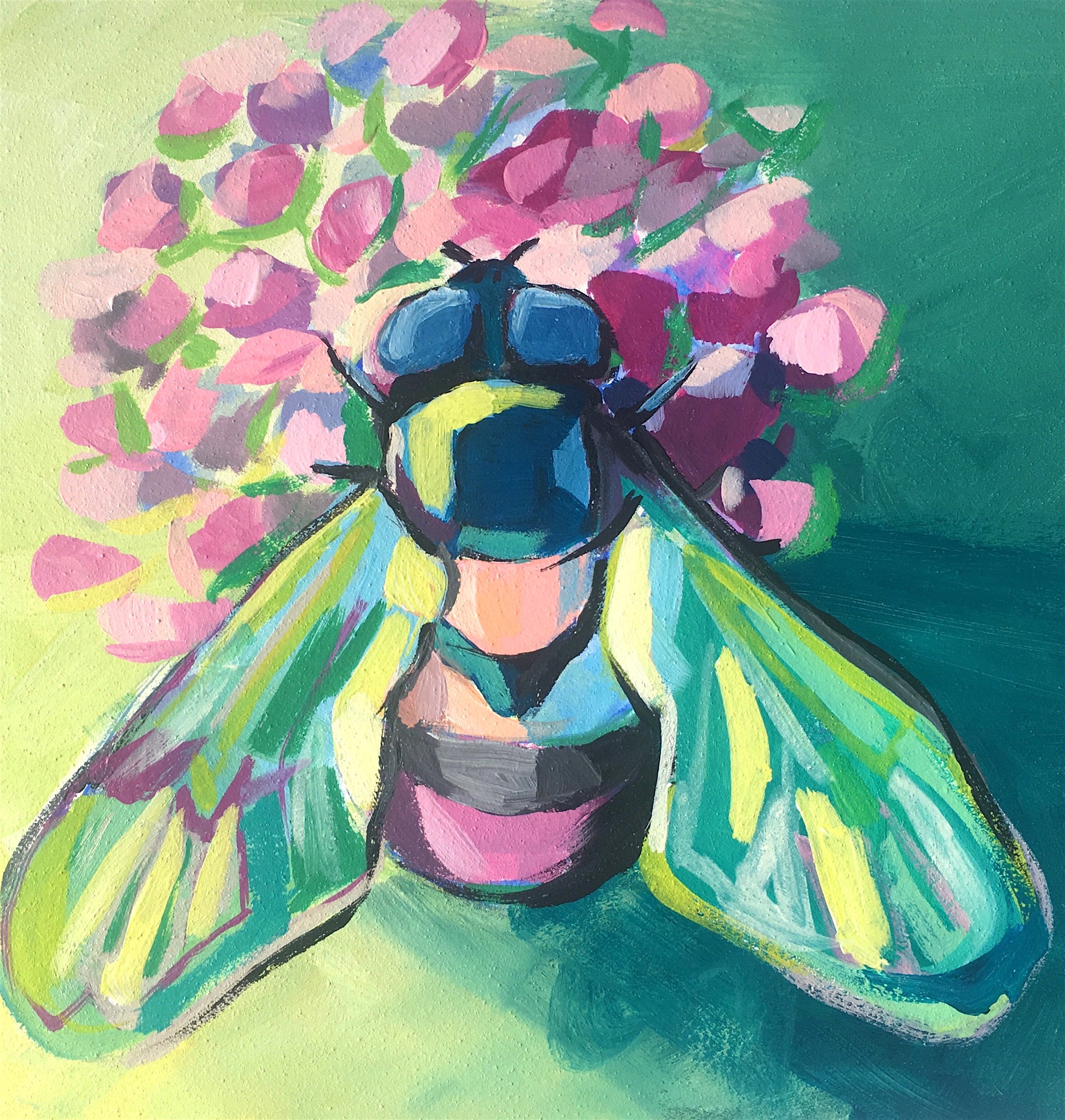 All in a Days Work Bee Art Print - Etsy