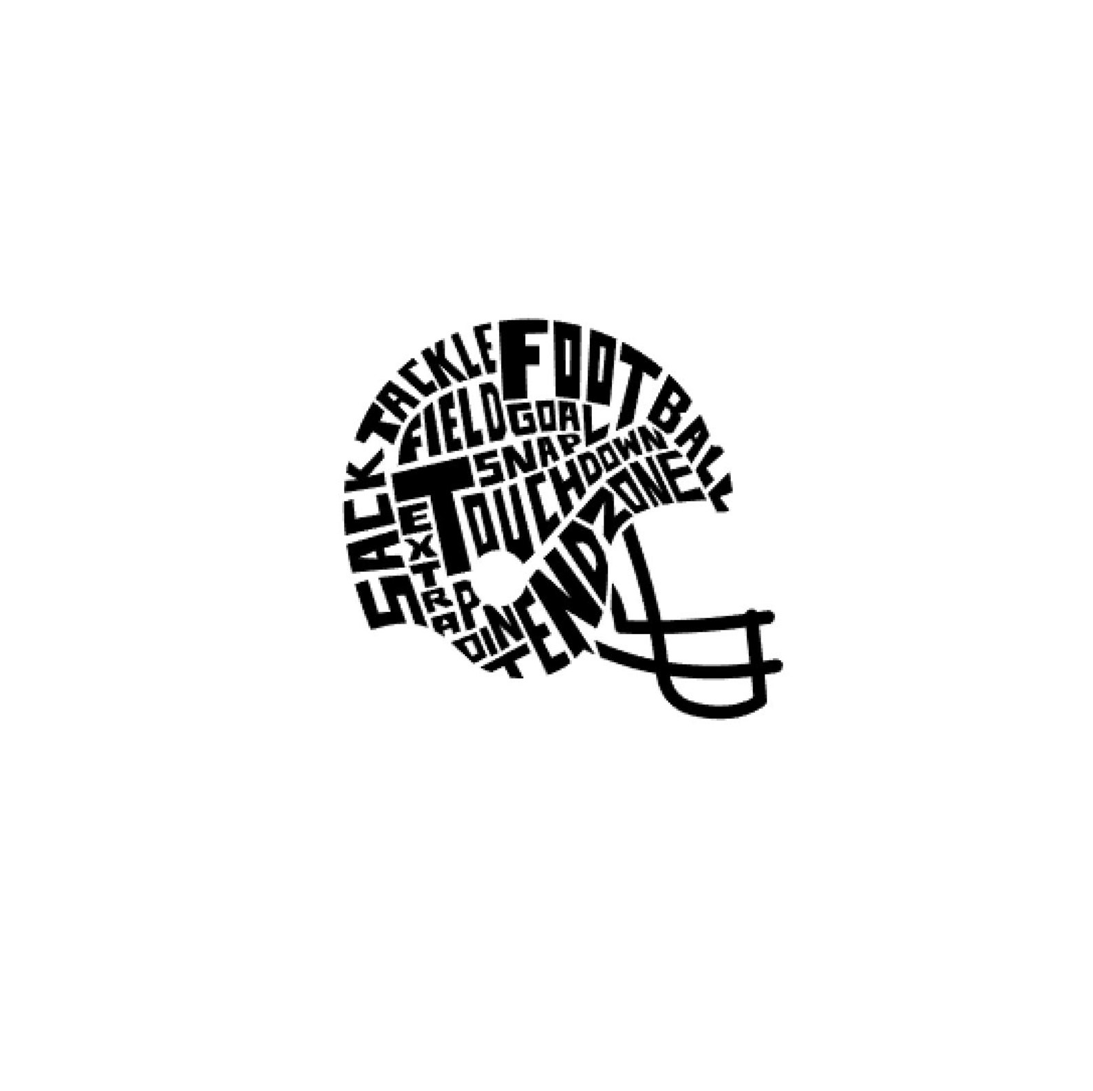 Football Fan Car Decal, Custom Car Decal, Personalized Car Decal ...