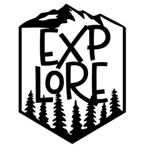 EXPLORE Car Decal, Custom Car Decal, Personalized Car Decal, Adventure ...