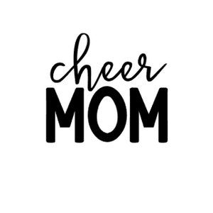 Cheer Mom Decal, Cheer Decal, Custom Car Decal, Gift for Mom, Mothers ...