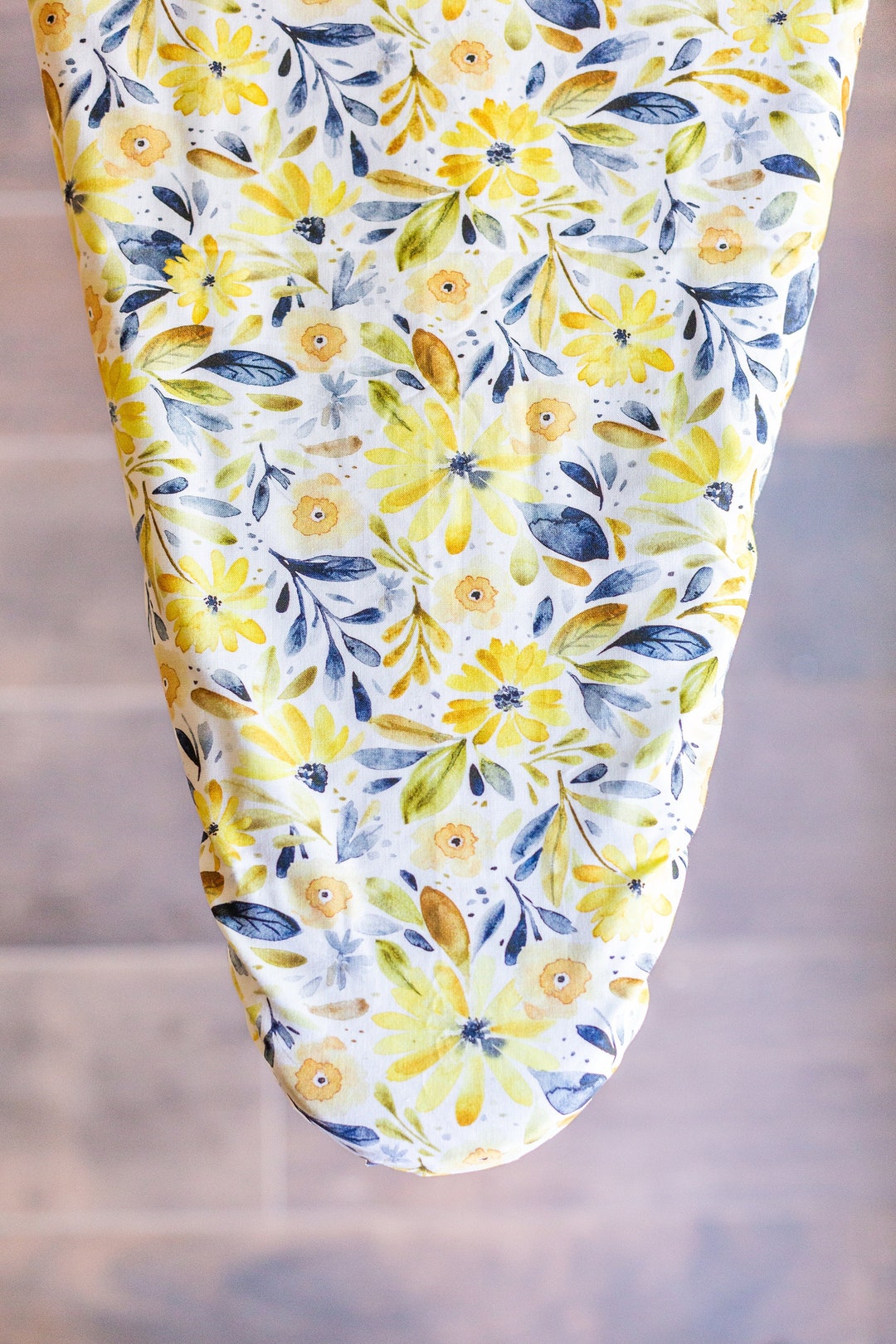 Yellow Floral Ironing Board Cover, Custom Ironing Board Cover ...