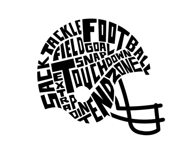 Football Fan Car Decal, Custom Car Decal, Personalized Car Decal ...