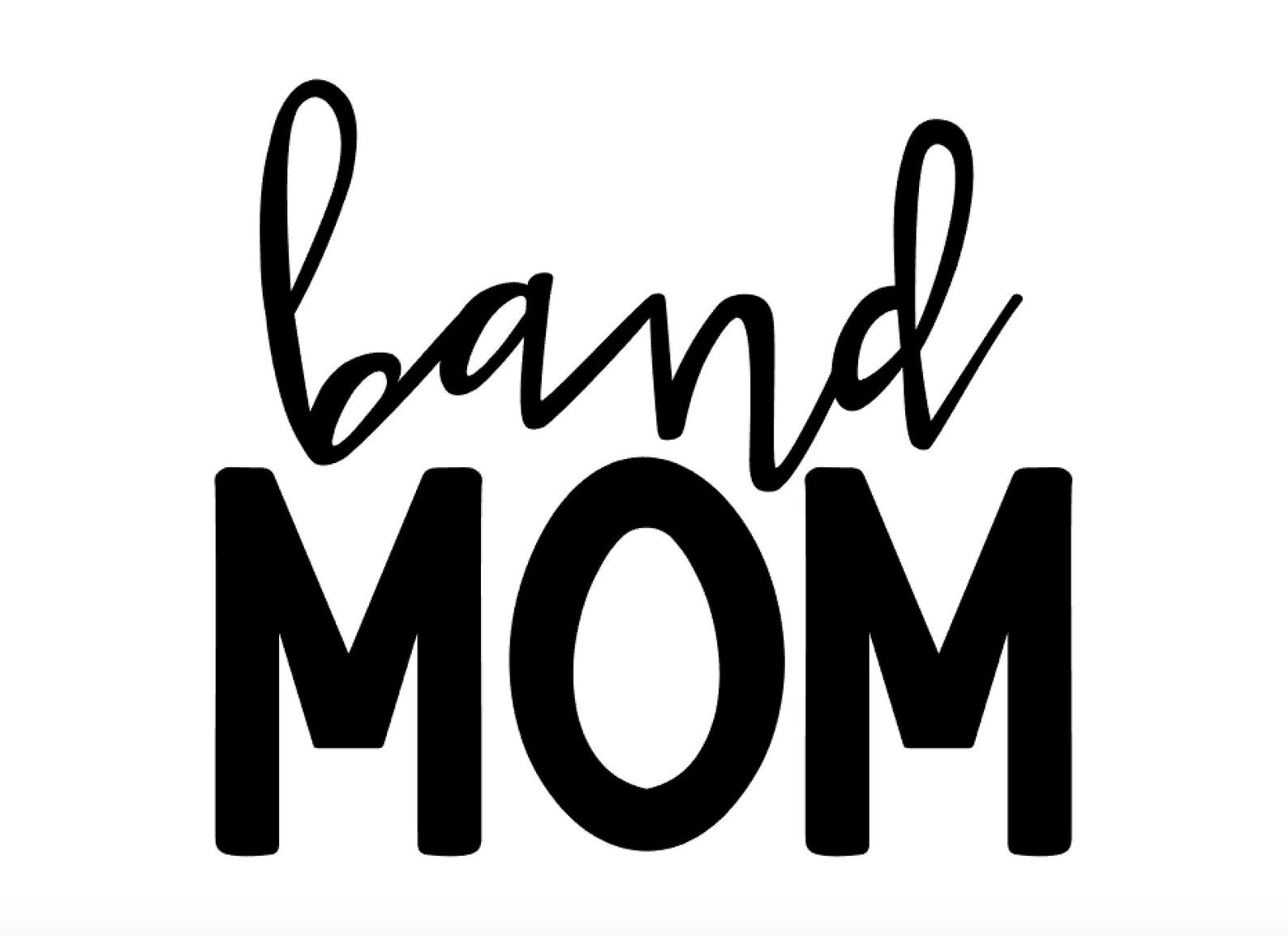 Band Mom Decal, Band Decal, Custom Car Decal, Gift for Mom, Mothers Day ...