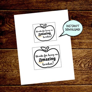 Amazing Teacher Amazon Gift Tag. Amazon Teacher Printable. Amazon Gift ...