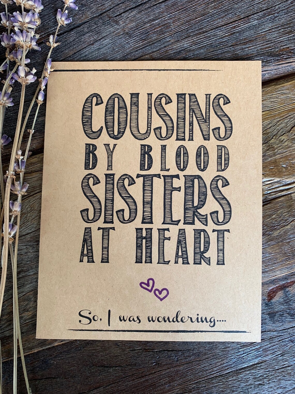 Funny Bridesmaid Proposal. Cousin Proposal Funny Bridesmaid | Etsy