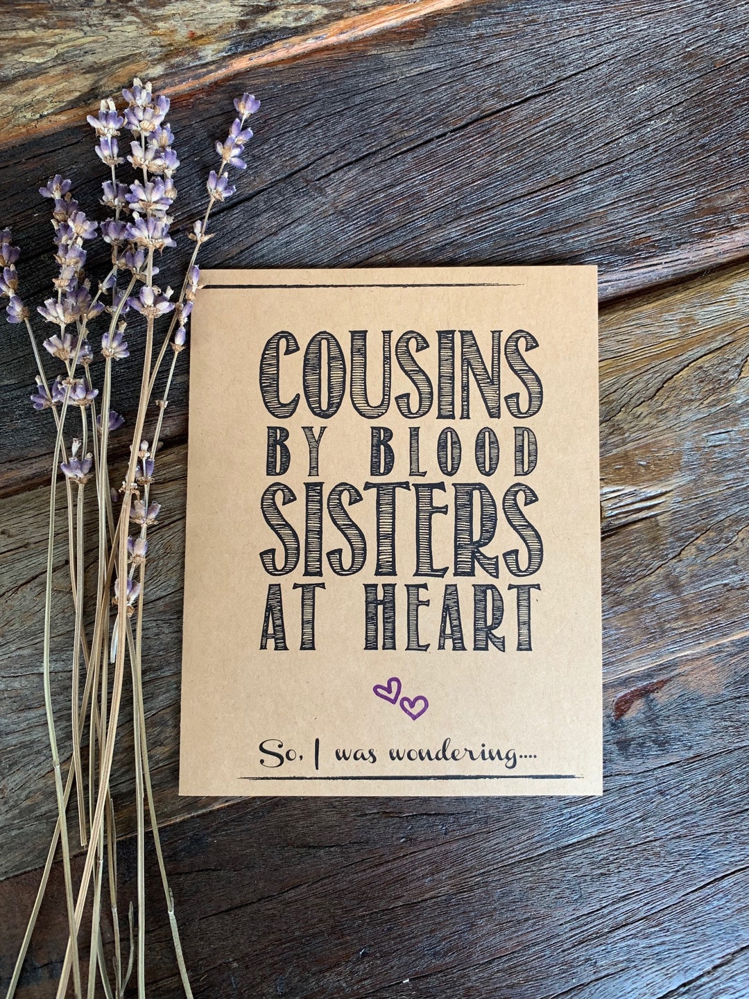 Funny Bridesmaid Proposal. Cousin Proposal Funny Bridesmaid Card ...