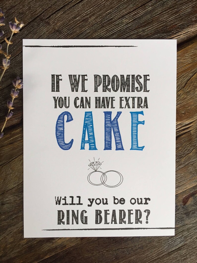 Ring Bearer Proposal. Ring Bearer Gift. Ring Bearer Invite. Rustic ...