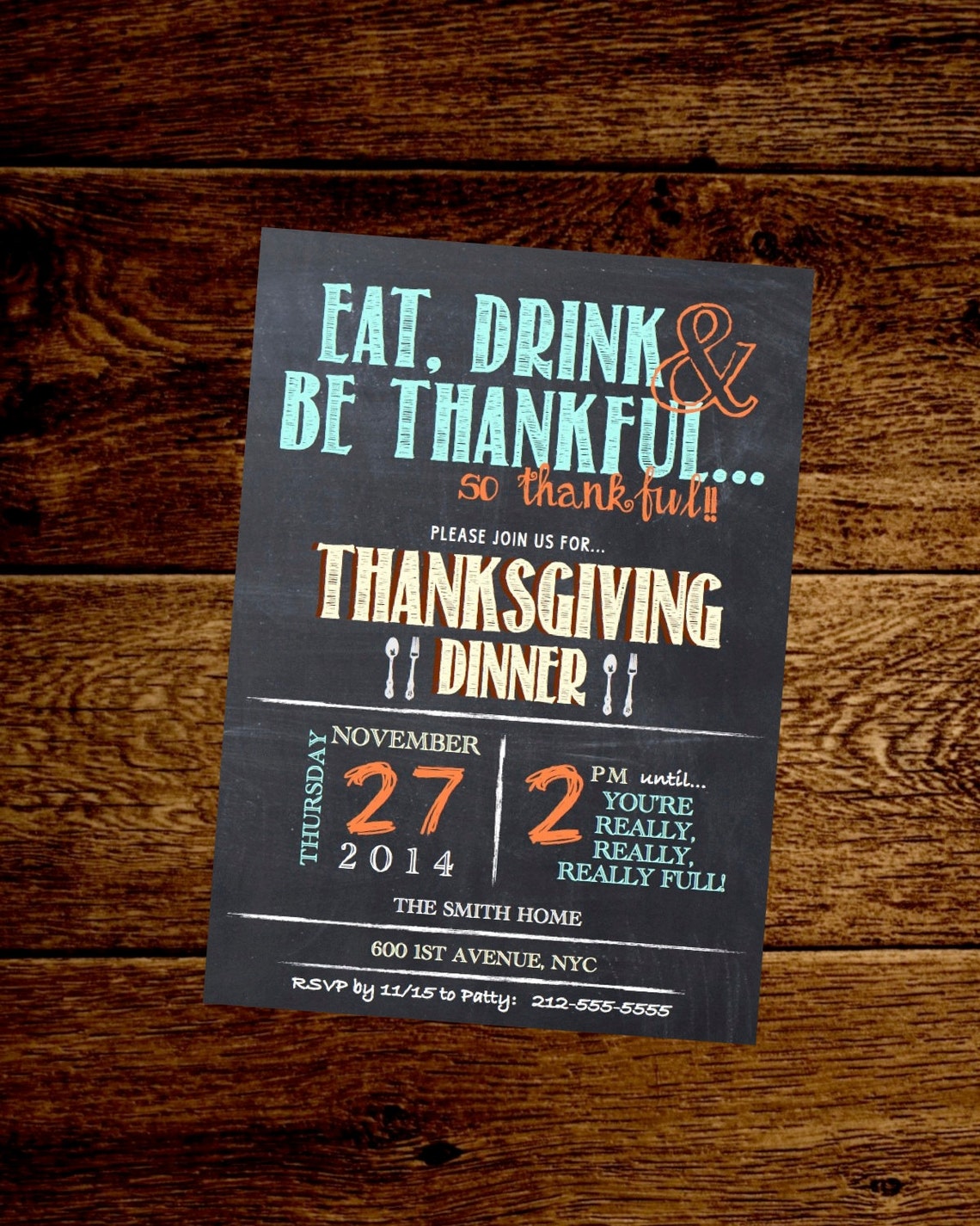 Friendsgiving Invitation. Thanksgiving Invitation. | Etsy