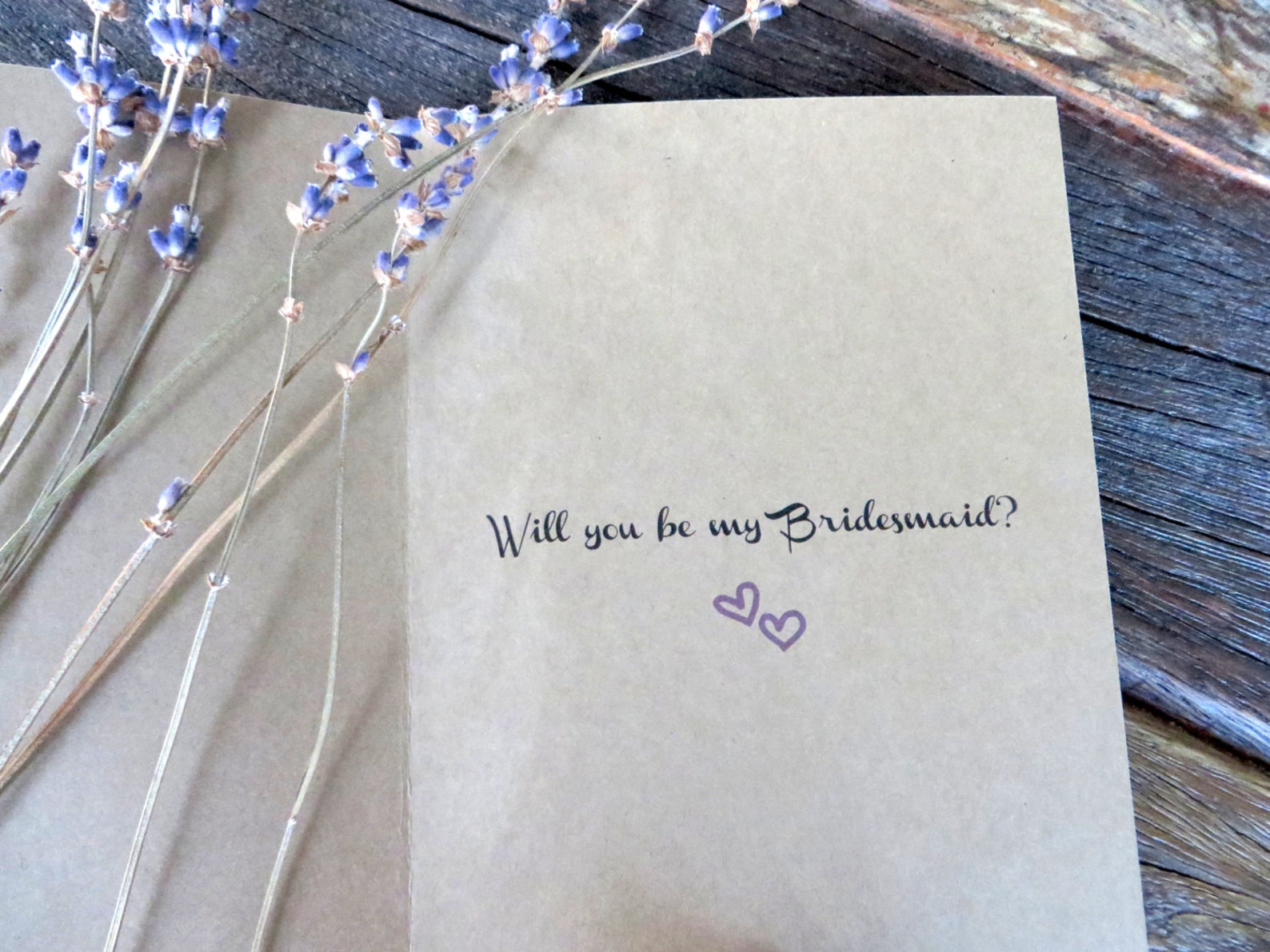 Will You Be My Personal Attendant Card Funny Rustic How to Ask ...