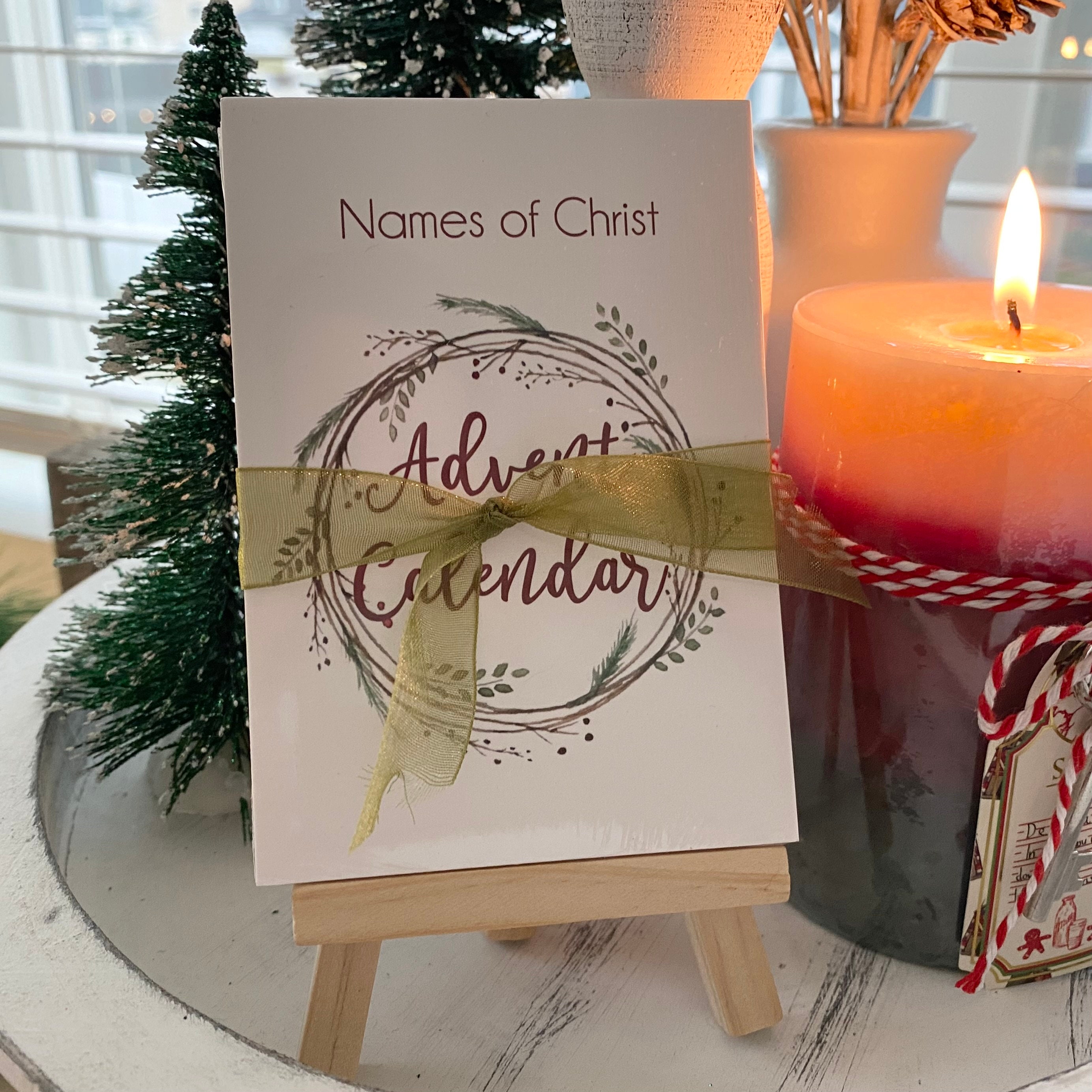 Names of Christ Christmas Advent on Easel - Etsy