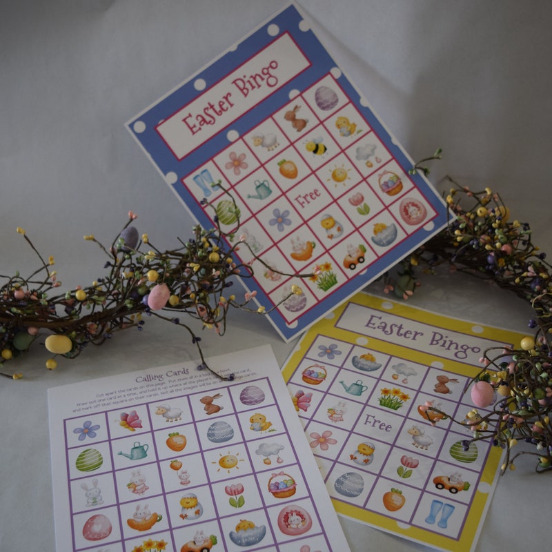 Spring Bingo for Students - Etsy