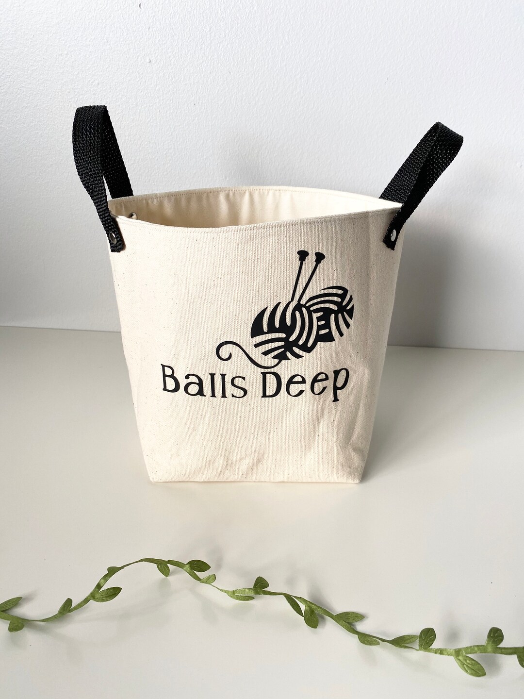 Yarn Storage Bin/knitting Project Bag/ball Sack Yarn Bin/ Crochet Yarn ...