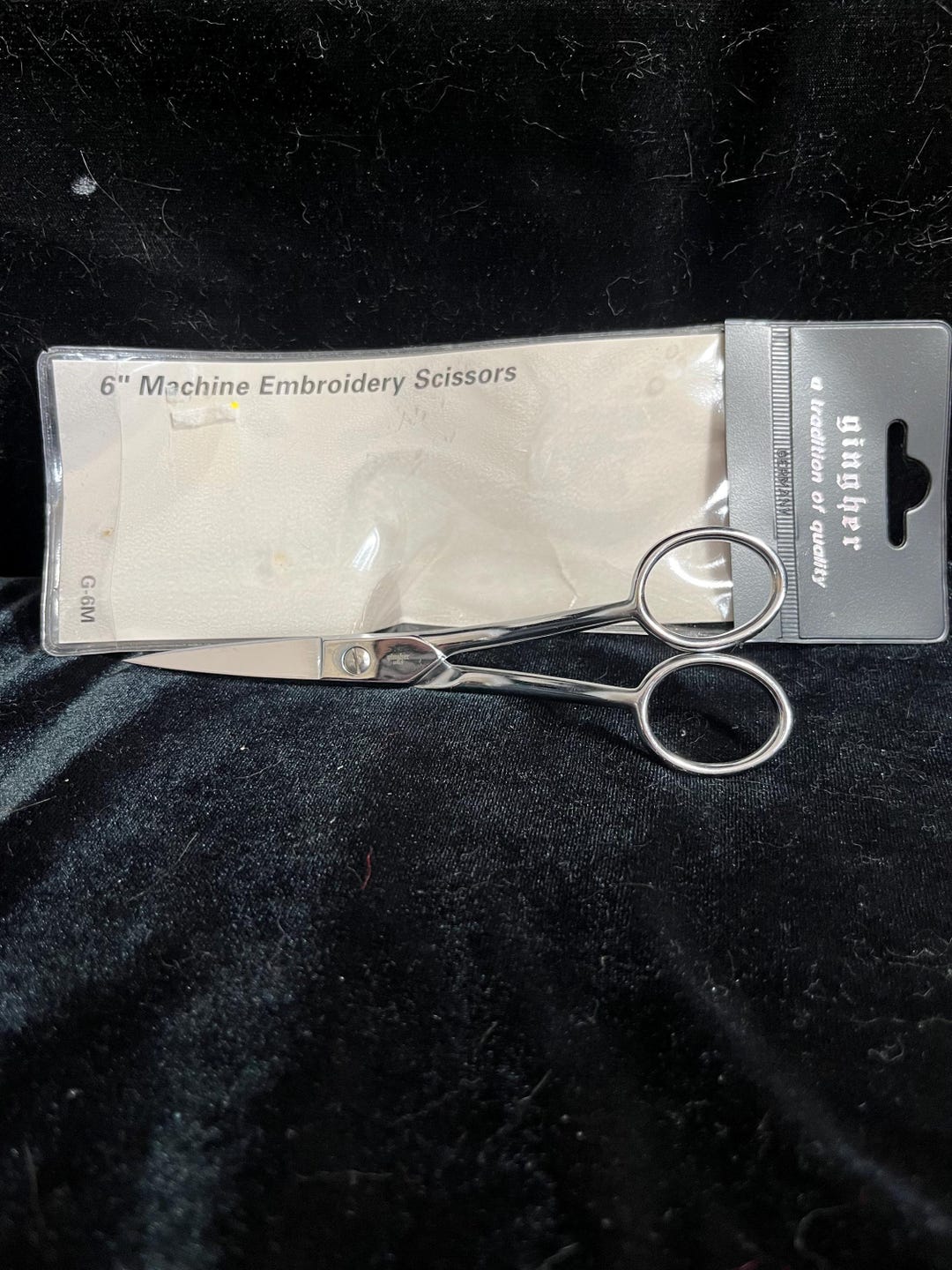 Vintage Gingher 6” Curved Blade Scissors - Etsy
