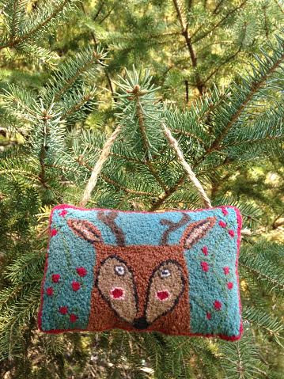 Cupid the Reindeer ~ Punch Needle Pattern by ~wickedlywunderfulstitches ...