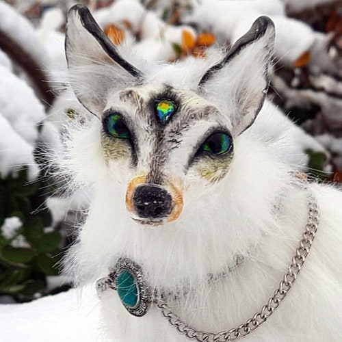 Fox Art Doll Animal OOAK Fantasy Creature Toy Plush - Etsy