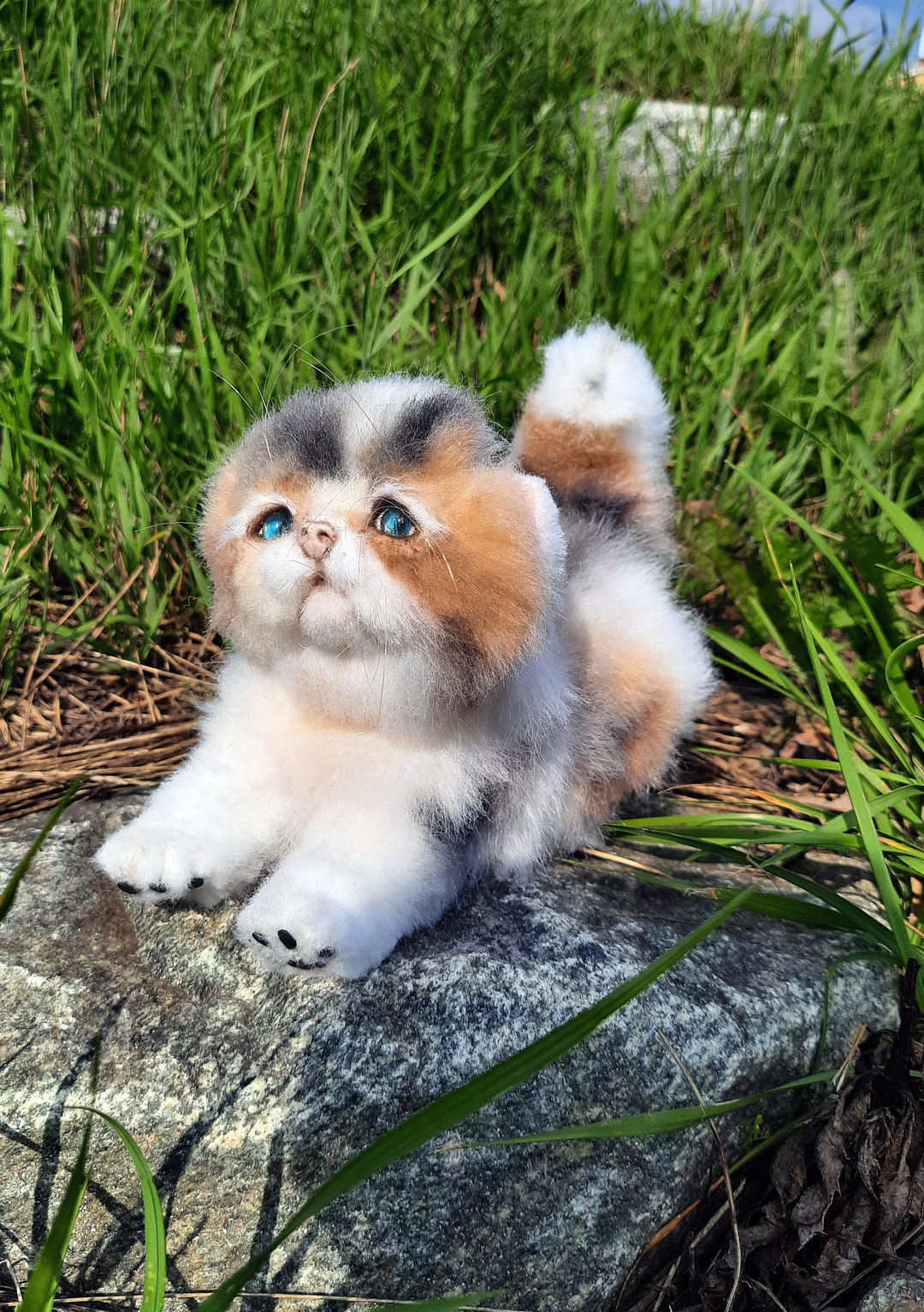 Realistic Cat Plush, Kitten Toy Poseable - Etsy