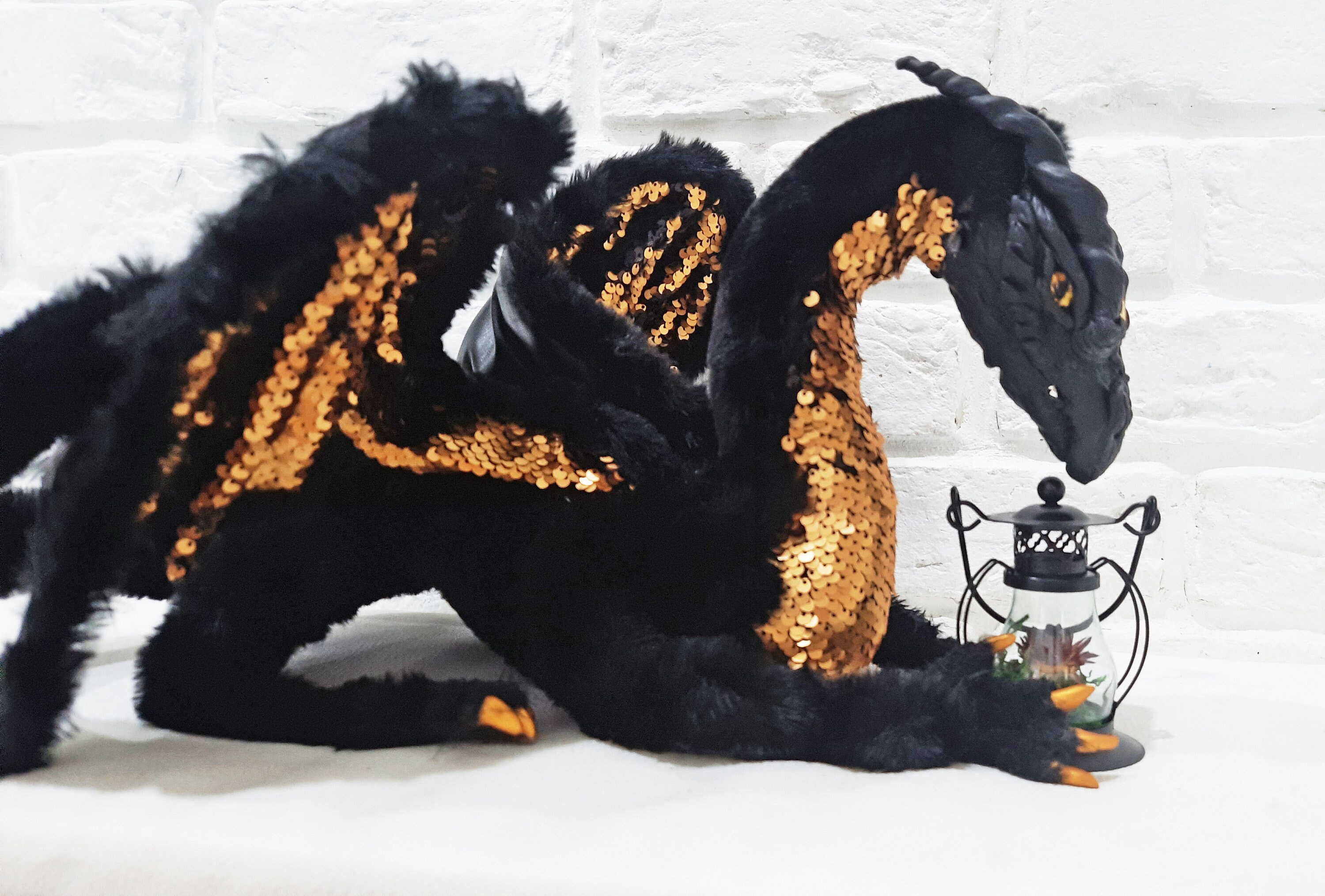 Dragon Realistic Poseable Art Doll, Animal Fantasy Creature Toy Plush ...